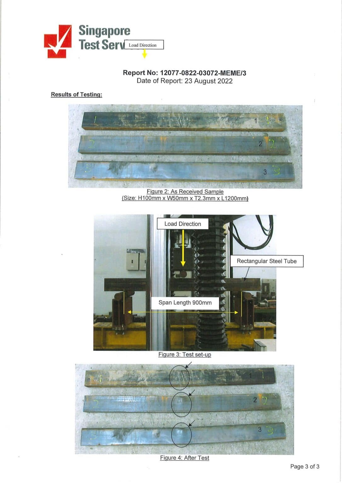 Scaffolding Test Report Ensure Your Quality - RapidSea